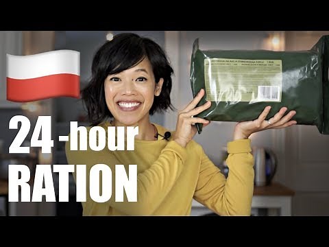 🇵🇱POLISH 24-hour Army Ration Unboxing & MRE TASTE TEST
