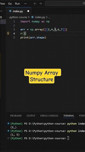 NumPy Array Explained in 30 Seconds 🔥 | Python for Data Science