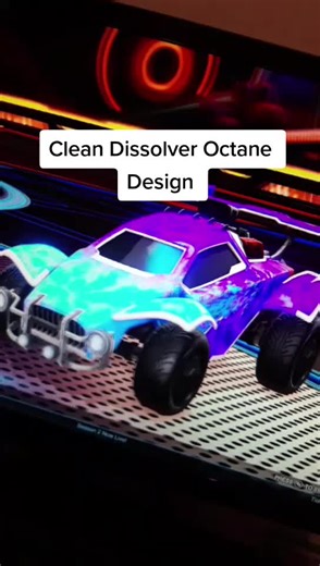 Clean Dissolver Octane Design | Rocket League RL Octane