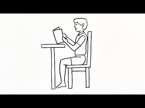 How to Draw a Boy Studying | Boy Reading a Book | step by step in easy way for beginners | Sketch