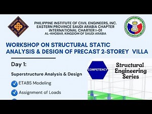 Part 4/26 | ETABS & SAFE: Analysis & Design of 2 Storey Precast Residential Villa