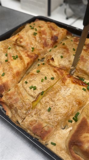 Salmon and leek crepes au gratin 🤩 | Chefclub Canada