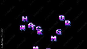 Thanks For Watching Retro 8-Bit Arcade Loop On Alpha