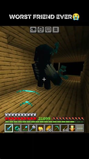 WORST FRIEND EVER😭 #viral #trending #minecraft