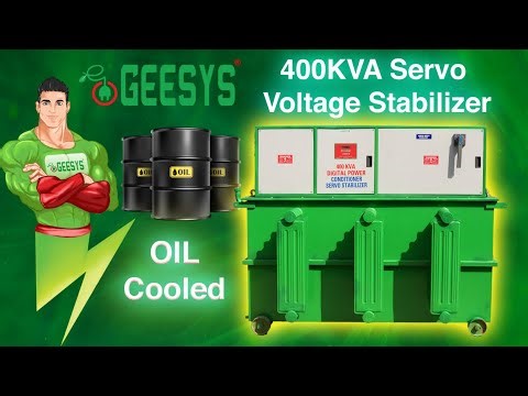 400 kVA Oil Cooled Automatic Voltage Stabilizer by Geesys Technologies