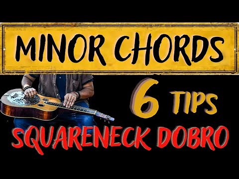 DOBRO MINOR CHORDS - G Tuning - Squareneck Dobro - Paolo Ercoli