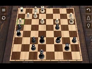 Ajedrez partida vs computadora nivel experto