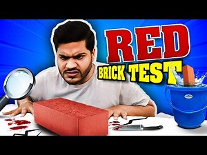 How to Test Brick Quality At Home | Brick Test | Brick Test Without Any Equipment