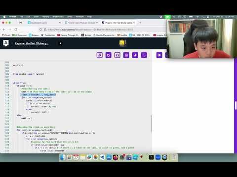 [PYTHON START PROJECT] 1st Year | Fast-Clicker Game #codingforkids