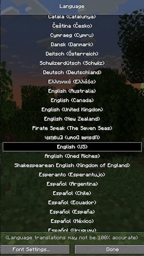How to change your language in Minecraft! #minecraft #tutorial #minecrafttutorial