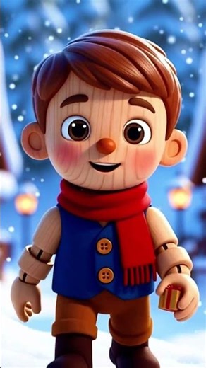 Magical Wooden Puppet Christmas Adventure | Fun 3D Animation for Kids!