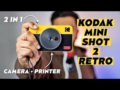 Kodak Mini Shot 2 Retro | 2-in-1 Portable Wireless Instant Camera & Photo Printer | Honest Review