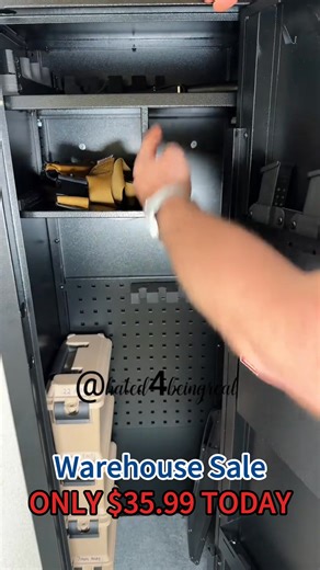 Quick-Access Safe Cabinet 🔐✨ Keep valuables secure and organized with this digital safe cabinet. Featuring a smart alarm-reaction lock system, it alerts you to unauthorized access. The quick-access digital board ensures fast entry, while adjustable shelves let you customize storage for documents, jewelry, cash, or electronics. Easy to install with included expansion bolts, this unassembled safe fits perfectly in any home, office, study, bedroom, or closet. A practical and stylish gift idea for 