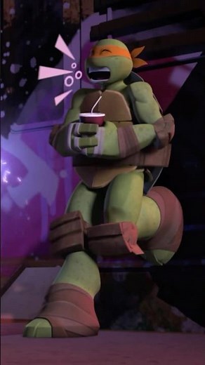 Mikey would probably win a BURPING contest! 😵 | TMNT #shorts