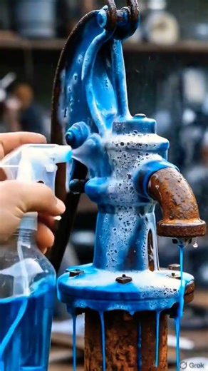 Extremely Rusty Hand Pump Restoration | Satisfying Rust Removal Transformation