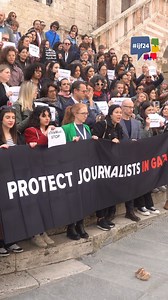 At the International Journalism Festival #ijf24, CPJ organized a moment of silence and solidarity with journalists in #Gaza, who are suffering an unimaginable toll and whose daily work keeps us informed with facts that shed light on the human condition and help to hold power to account. The unprecedented toll on #Gaza journalists covering a war while trying to survive is catastrophic on a personal level as well as for journalism and #PressFreedom more broadly. CPJ has documented 97 journalists k
