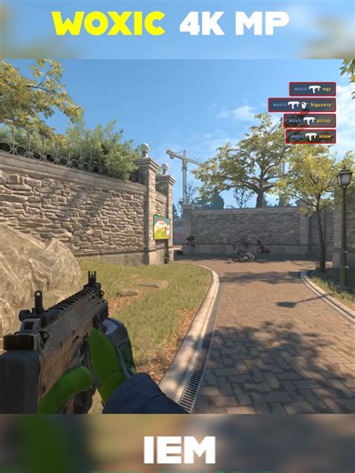 woxic 4K MP7 #cs2 #counterstrike #iemkrakow #4kills #woxic #aurora TikTok