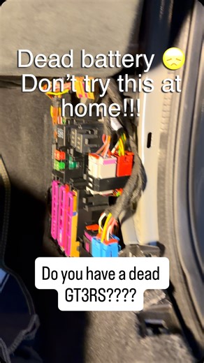 @bostongt3rs on Instagram: "If you don’t drive your GT3 RS daily…..use a trickle charge!!!!traditional means to jumpstart do not work on a GT3RS…. #porsche #gt3rs #viral #cars #supercar #trending #deadbattery #jumpstart #weissach"