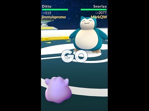 Ditto in a Gym!! | Pokémon GO [Very Cool]