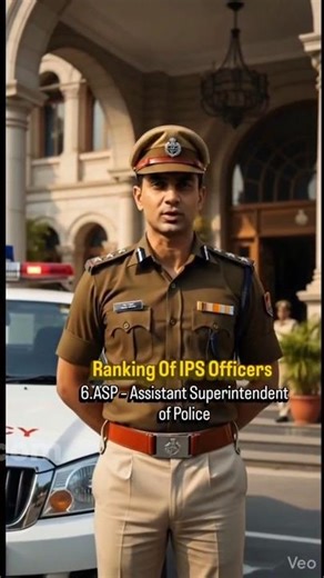 IPS Officer Ranks | DGP Se ASP Tak Full Ranking Explained #Shorts