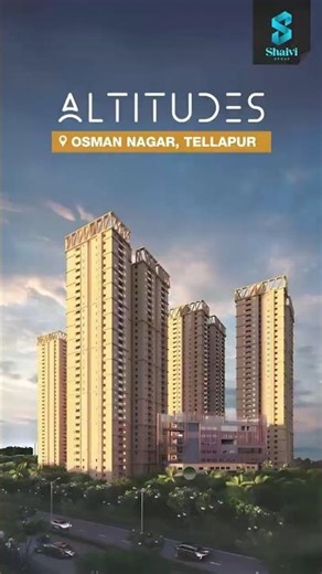 #DSRAltitudes at Osman Nagar, Tellapur | Exclusive 3 BHK 2277 Sft Apartments