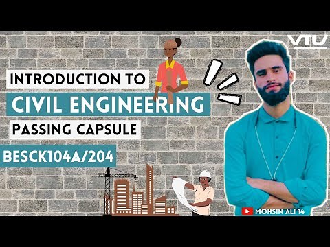 BESCK104A/204 Vtu|| Introduction To Civil Engineering|Passing Content
