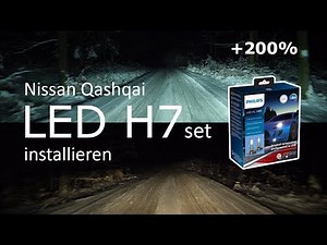 Installing a H7 LED set QASHQAI 💡