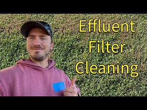 Cleaning An Effluent Filter In Less Than 3 Minutes