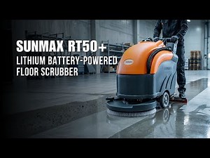 Using the SUNMAX RT50+: The Ultimate Battery-Powered Floor Scrubber for Industrial Cleaning