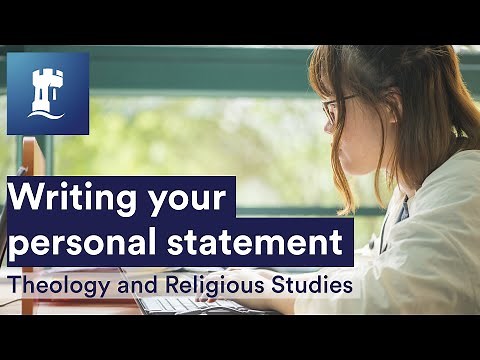 Tips for writing your personal statement for Theology and Religious Studies