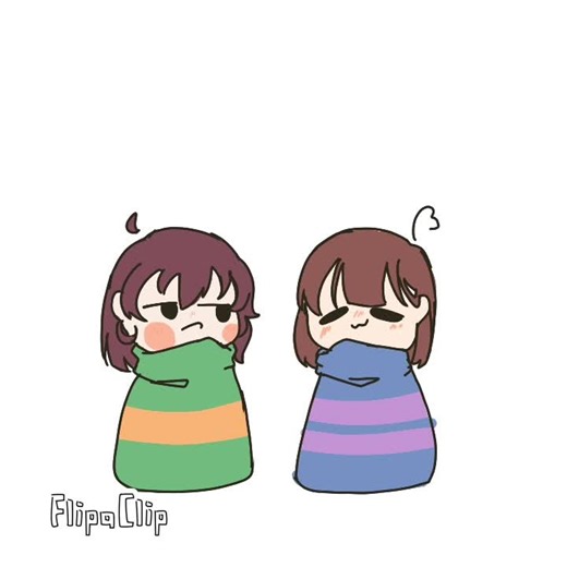 I used to ship them. This is an old video.(I posted it because I didn’t want it to go to waste). #animation #undertale #charisk #myart