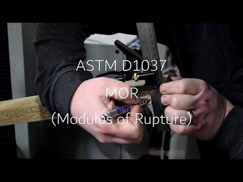 ASTM D1037 Static Bending Modulus of Rupture MOR Testing Wood Base Fiber Particle Panel Material