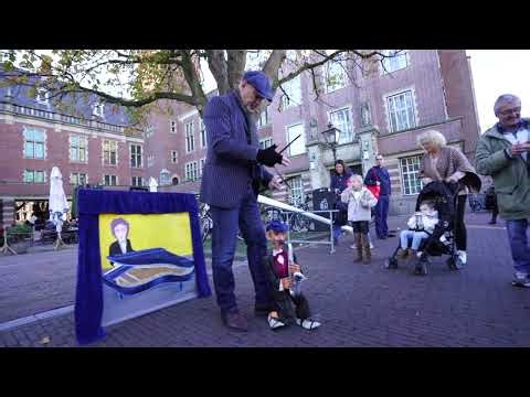 Straat artiest leiden 12 novenber 2022