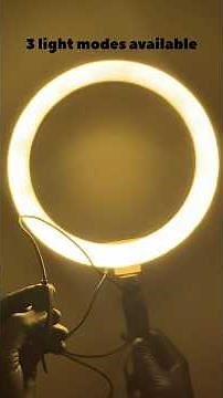 Ring light 12 inch amazon basic brand unboxing