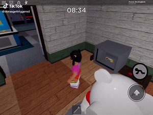 ⚠️ Warning loud screaming ⚠️ #fyp #doraroblox #robloxpiggy watch until end!