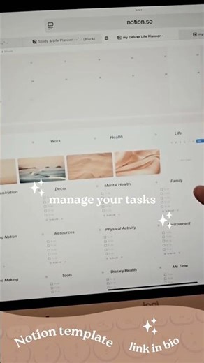 aesthetic Notion planner setup ✨ #notion #digitalplanner #aesthetic #notionplanner