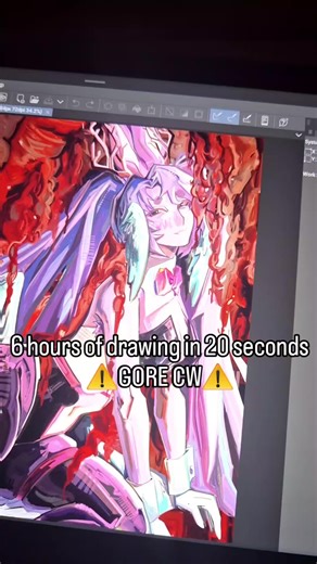 Creative Art Commission Speed Painting Process