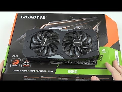 Gigabyte Windforce GTX 1660 OC Unboxing and Test! (Non ti 220 USD version)