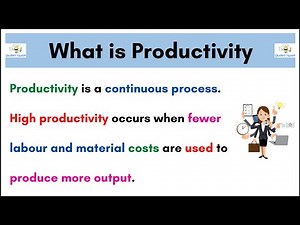 No.36 ~ What is Productivity | Meaning | Example || student notes ||