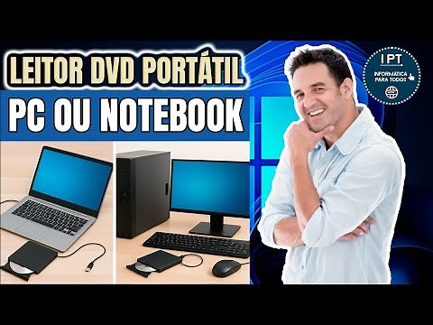 Como Usar Leitor de DVD Externo no Notebook e PC (Passo a Passo Fácil!)