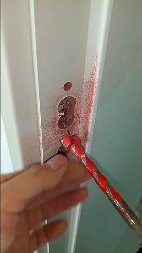 Door lock cylinder installation
