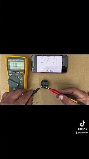 How to test a relay and check for proper continuity