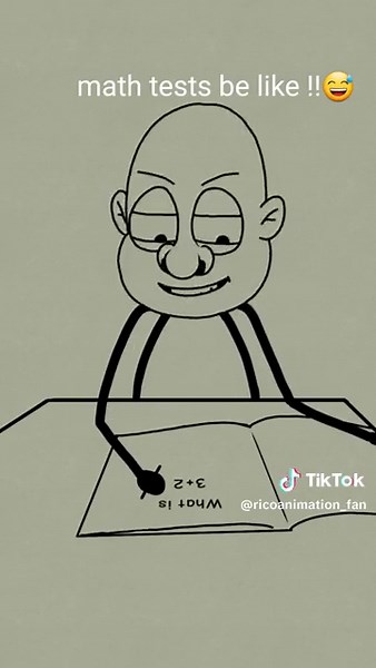 Math Test Cartoon: Rico Animations Funny Compilation
