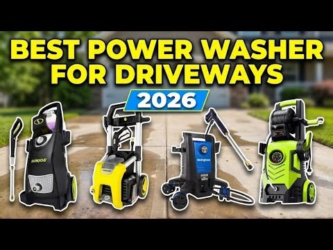 Top 5 Best Power Washers for Driveways 2026 | Ultimate Cleaning Power!