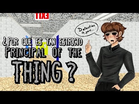 What is the origin of Principal of the Thing? (Baldi's Basics) | Theory