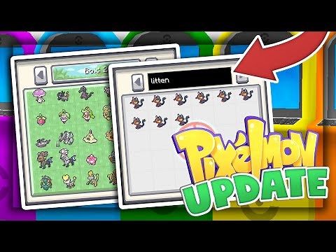 NEW PC Box Features! | Pokemon Search, Box Names, and Wallpapers! | Pixelmon 7.0.0 Update Showcase