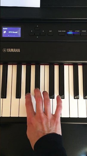 G Sharp Melodic Minor Piano Scale #shorts