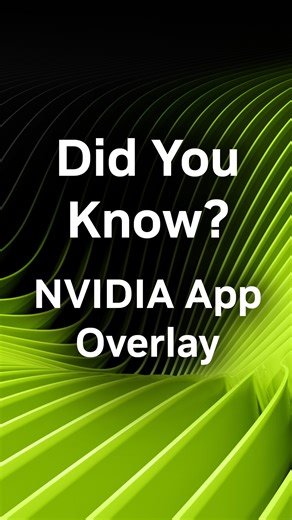 Want to check DLSS overrides, system vitals, and more without leaving your game? Find out how NVIDIA Overlay in the NVIDIA app makes it easy in the latest Did You Know episode! | NVIDIA GeForce