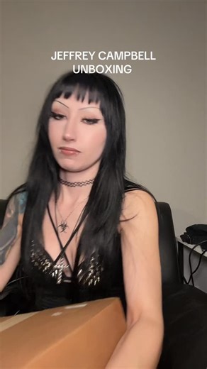 lex on Instagram: "unboxing a package from @jeffreycampbell THANK YOU xoxo 💋"