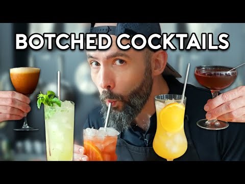 The Wrong vs. Right Way to Make Cocktails | Botched by Babish